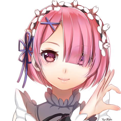 Ram Rezero Kara Hajimeru Isekai Seikatsu Drawn By Yumyum Danbooru