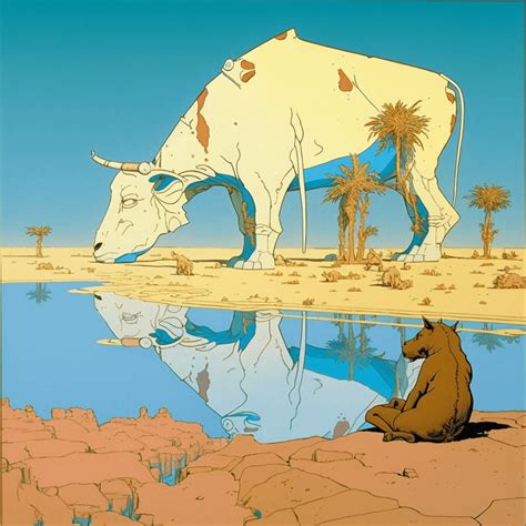 Old Testament According To Moebius R Midjourney