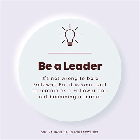 Siva Kumar V On Linkedin Become A Great Leader And Never Remain As A Follower