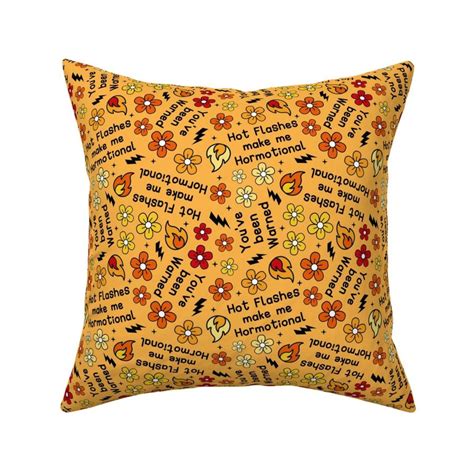 medium scale hot flashes make me fabric spoonflower
