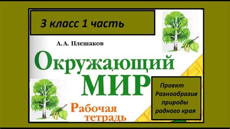 Проект Разнообразие природы родного края Окружающий мир 3 класс Youtube