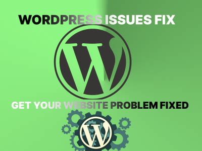 Wordpress Website Issued Fixed Upwork