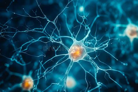 An Image Of Neurons Involved In Circadian Rhythm Regulation Such As Those In The
