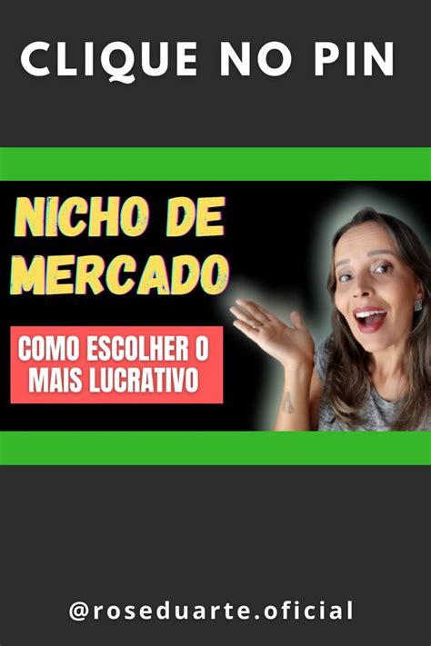 NICHO DE MERCADO COMO ESCOLHER O MAIS LUCRATIVO Nicho Trabalhos De