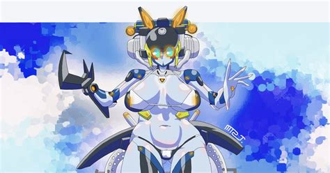 オリジナル グルグル目のロボ娘 みらーじのイラスト Pixiv