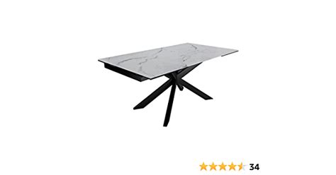 Acanva Expandable Dining Table For 6 8 Seat Modern Rectangle Design
