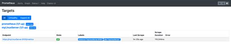 prometheus retrieving metrics from linux