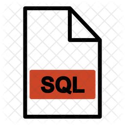 Sql File Icon Download In Line Style