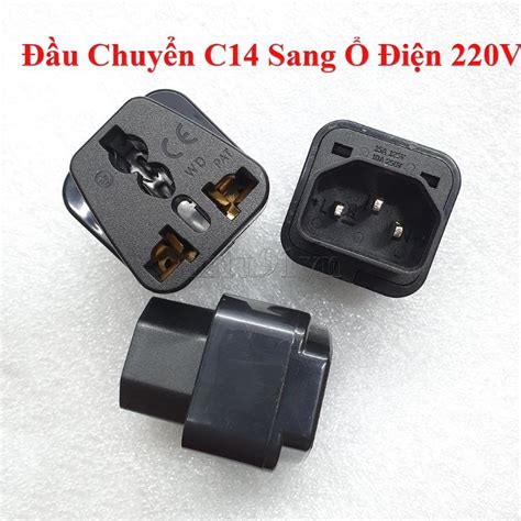 Đầu Phích Chuyển Iec320 C14 Sang điện 2 Hoặc 3 Chấu Chuyển Bộ Lưu