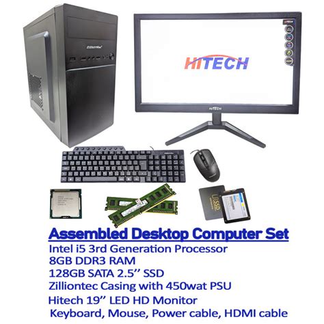 Desktop Computer Set I Rd Generation GB RAM GB SSD Daraz Com Np