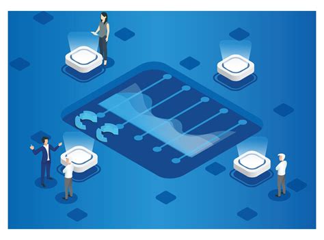 Modern Isometric Data Analysis Illustration Web Banners Suitable For