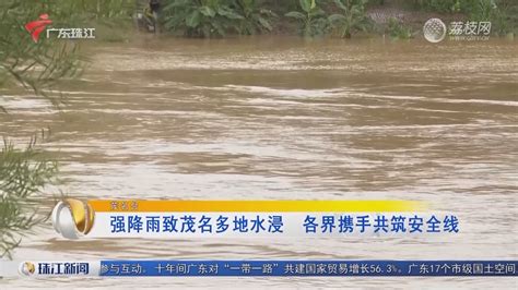 强降雨致茂名多地水浸 各界携手共筑安全线 珠江新闻 荔枝网