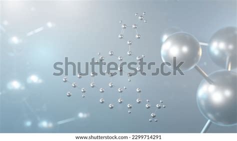 Deucravacitinib Molecular Structure 3d Model Molecule Stock