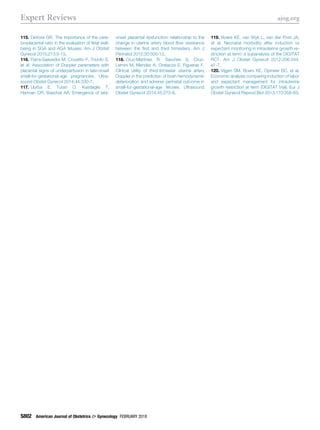 Diagnosis And Surveillance Of Late Onset Fetal Growth Restriction PDF