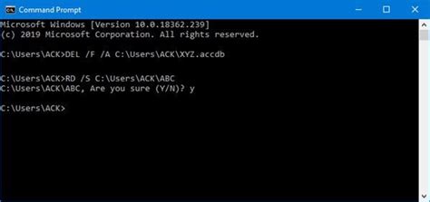 How To Delete Files Folders And Subfolders In Command Prompt