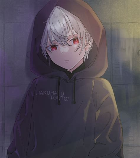 白髪パーカー尊い ibisPaint