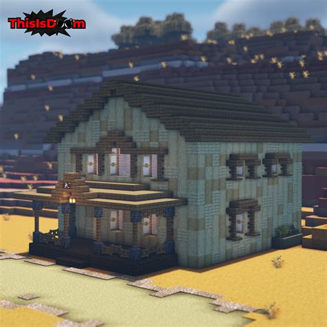 Wild West House And Interior Build And Litematic Minecraft Map