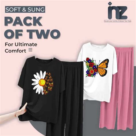 Pack Of 2 Wear For Women Night Suit For Girls And Women Sleeping Dress