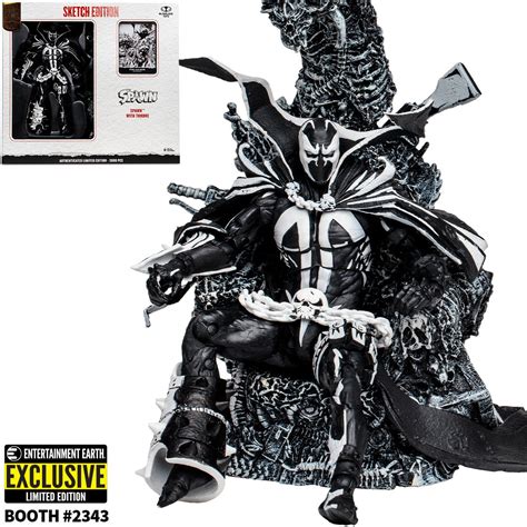 Spawn With Throne Sketch Edition Gold Label 7 Inch Scale Action Figure