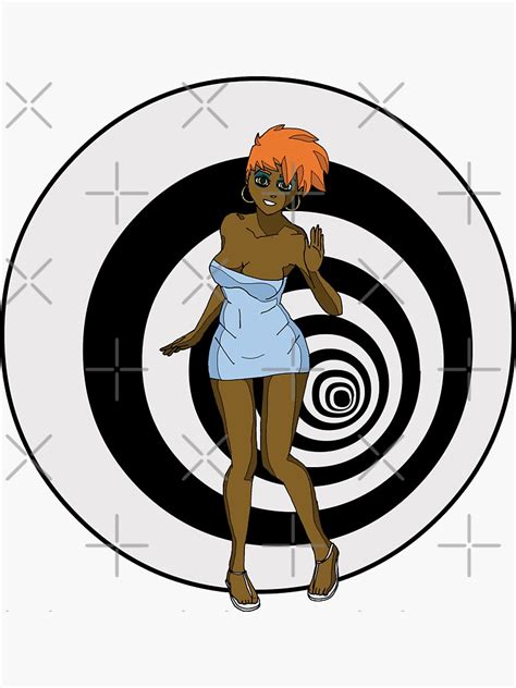 Light Blue Bodycon Dress Cute Anime Girl Sticker By Jorgechubuter