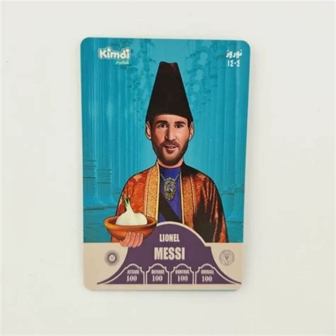 خرید و قیمت کارت طرح کیمدی لیونل مسی سری نوروز 1404 طرح کیمدی ضخیم