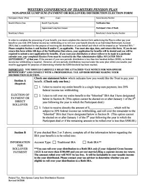 Fillable Online Rollover Form Non Spouse Prudential Fax Email Print