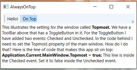 Wpf Togglebutton Begincodingnow
