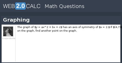 View Question Graphing