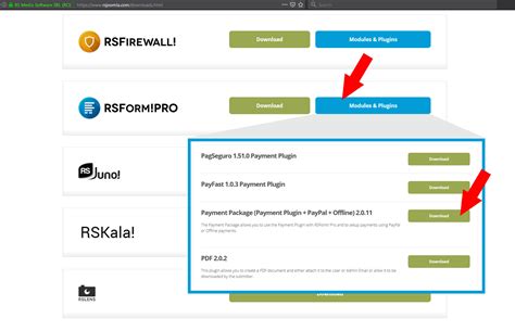 Rsform Pro New Payment Plugin