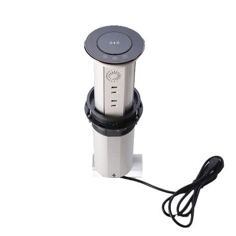 Us Plug Waterproof Intelligent Lifting Socket Six Position Socket Anti Trap Hand Socket