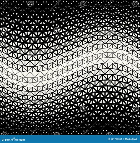 Geometric Halftone Triangle Minimal Graphic Vector Pattern Stock Vector Illustration Of Sheet