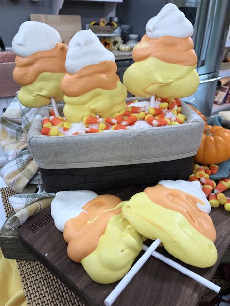Meringue Candy Corn Lollipops From Scratch With Maria Provenzano