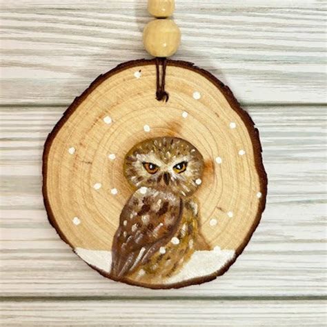 Owl Ornament Etsy