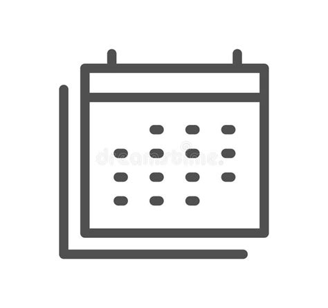 Icono De Calendario Ilustraci N Del Vector Ilustraci N De Vacaciones