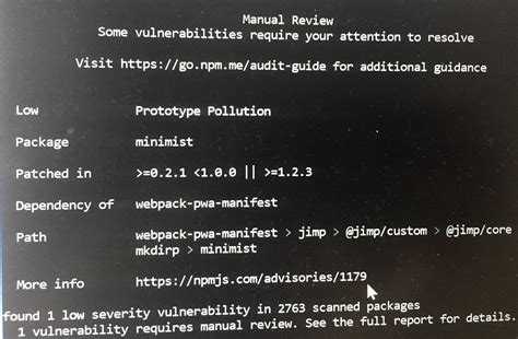 Javascript How To Fix Webpack Pwa Manifest Vulnerability Stack