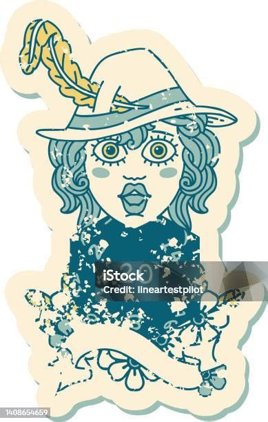 천연 스무 주사위 롤 일러스트레이션을 가진 인간 바드 가수에 대한 스톡 벡터 아트 및 기타 이미지 가수 굴리기 깃털 Istock