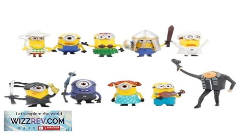 Capsule Toys 10pcsset Miniones Kevin Bob Gru 3d Eye Despicable