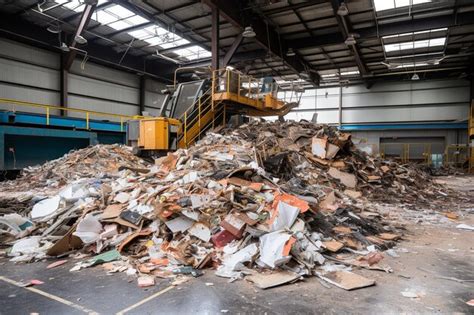 Premium Photo Industrial Waste Recycling Facility
