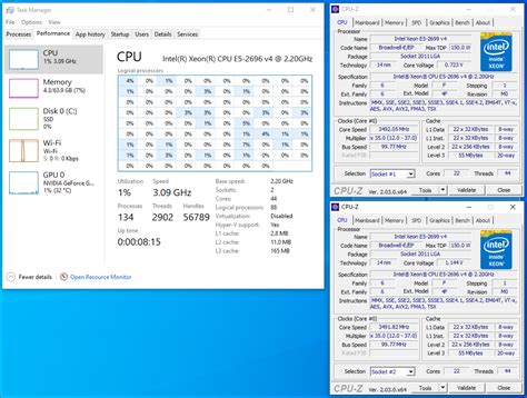 2x Xeon E5 2696 V4 Benchmark Results And Tuning Log 44c 88t