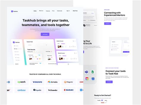 Task Management Sass Landing Page By Mohammad Fahad On Dribbble