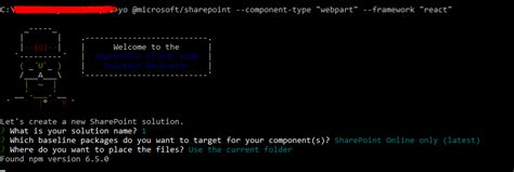 Npm Sharepoint Framework Spfx Failes To Create New Project