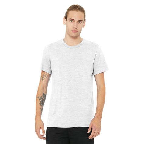 Bella Canvas Bc3001 Unisex Jersey Short Sleeve Tee Ash Full Source