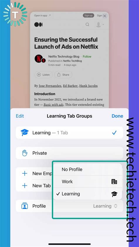 How To Create And Delete Safari Profiles On Iphone Ios 17