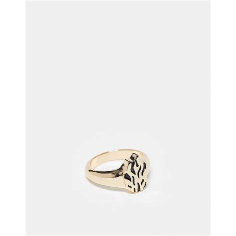 Wftw Playing With Fire Anello Color Oro Con Fiamma Stileoit