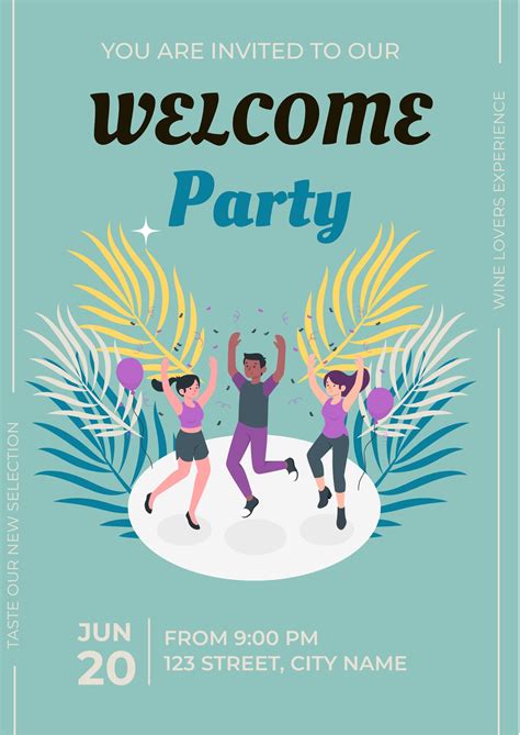 Welcome Party Invitation Template Pdf Agile