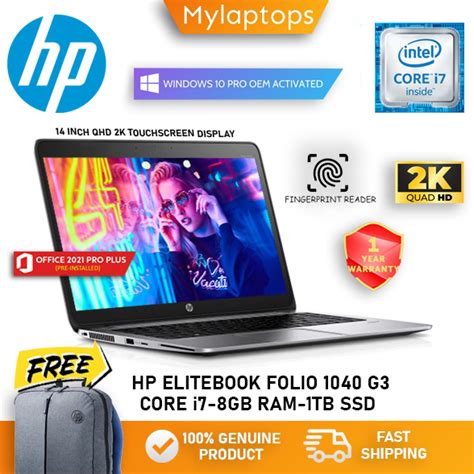 Hp Elitebook Folio G Ultrabook Core I Gb Ram Up To Tb Ssd Qhd K Windows