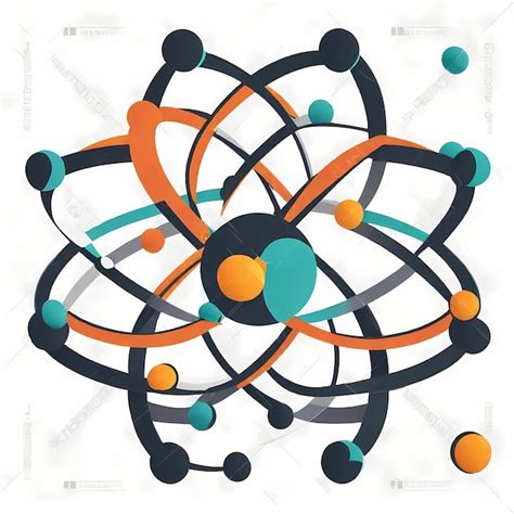 Premium Ai Image Atomic Structure Visualization
