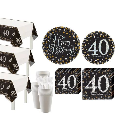 Sparkling Celebration 40th Birthday Party Kit For 32 Guests Happy