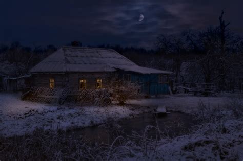 Ночь в деревне 73 фото