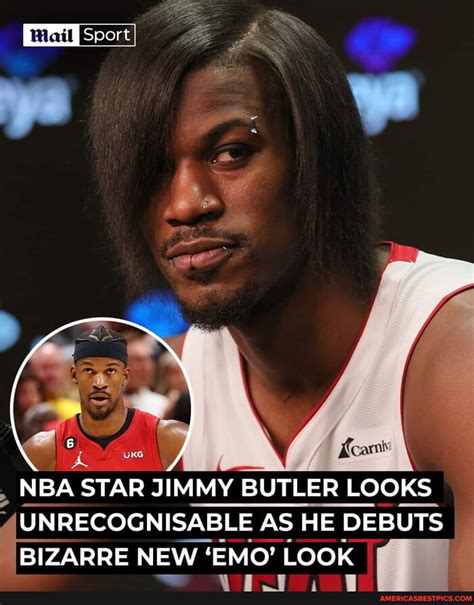 Sport Nba Star Jimmy Butler Looks I Unrecognisable As He Debuts